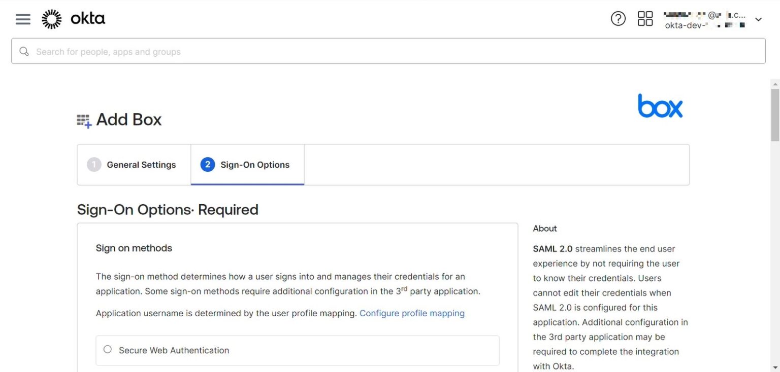 Oktaを利用してBoxにシングルサインオンをする方法 | yjk365
